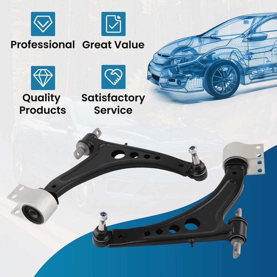 2Pcs Front Lower Control Arm Suspension for Chevy Malibu LaCrosse Regal ...