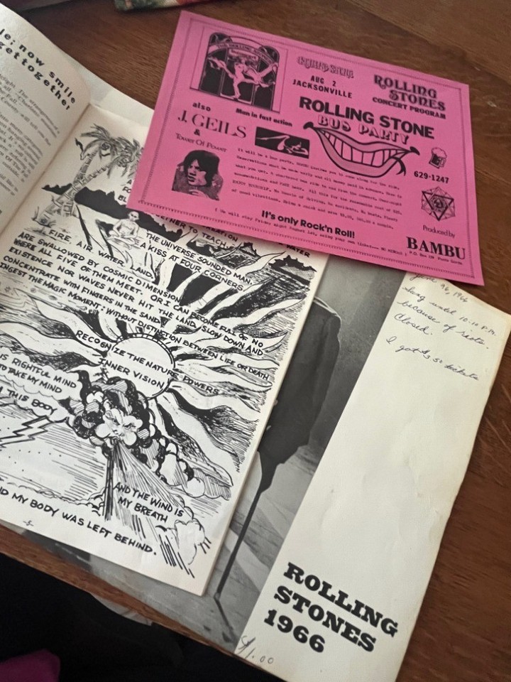 Rolling Stones 1966 American Tour Concert Program Book & Related Stones ...