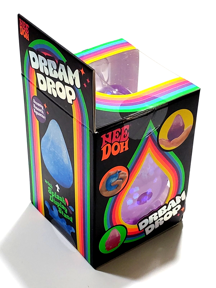 Nee Doh Dream Drop 💧 Purple Fidget Tactile Squeeze Toy New Unopened Box ...