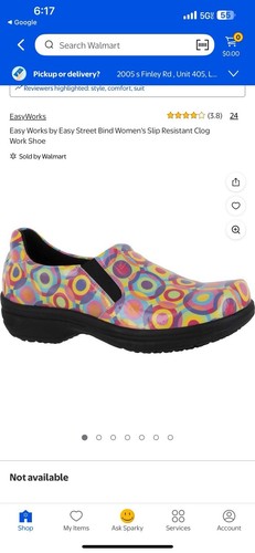 Easy Works by Easy Street Multi-Color Clogs Work Shoe Size 10 Slip&Oil ...