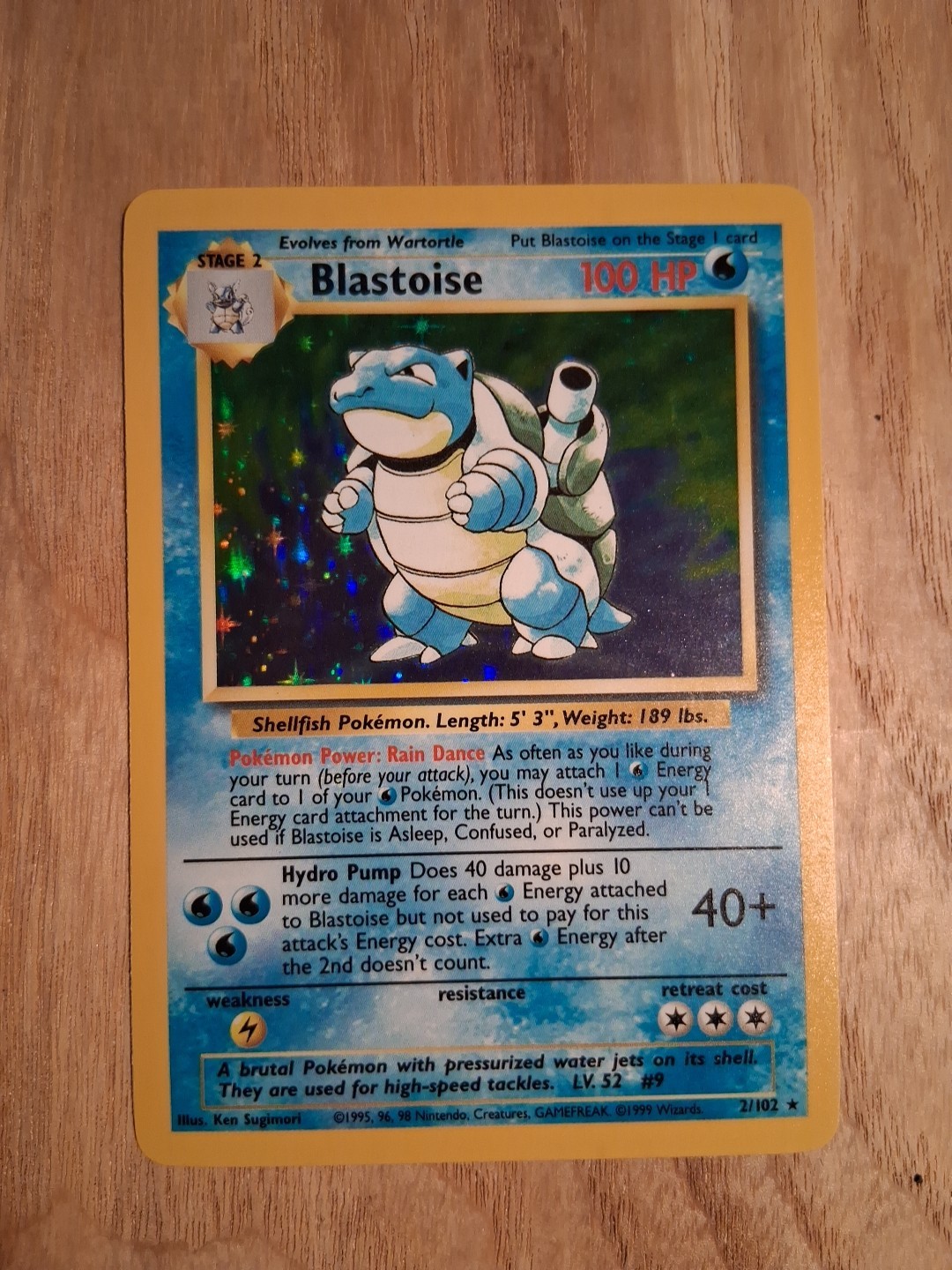 Pokemon Base Set Blastoise Holo | eBay