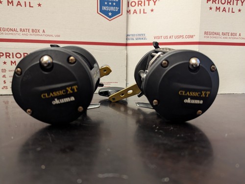 2 Okuma Classic XT CLX-300L Level Wind Trolling Reels | eBay