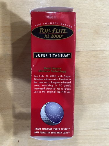 TOP FLITE XL 2000 SUPER TITANIUM SPALDING GOLF BALLS 3 pack | eBay