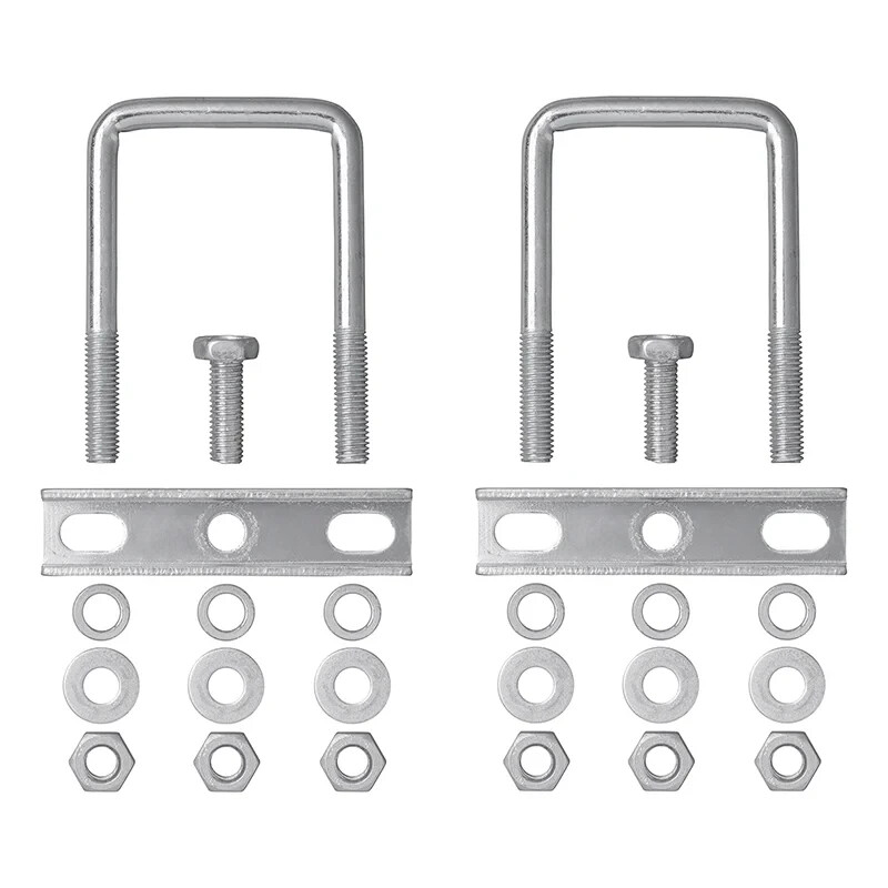 4x Pendant u-Bracket Clamp Support Wheel Holder Clamp Block 62mm ...