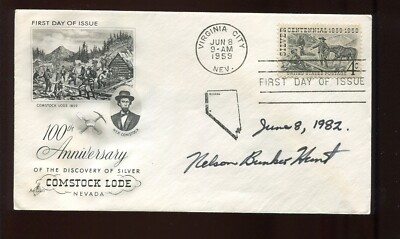 NELSON BUNKER HUNT BILLIONAIRE SIGNED SILVER COVER LV2847 | eBay