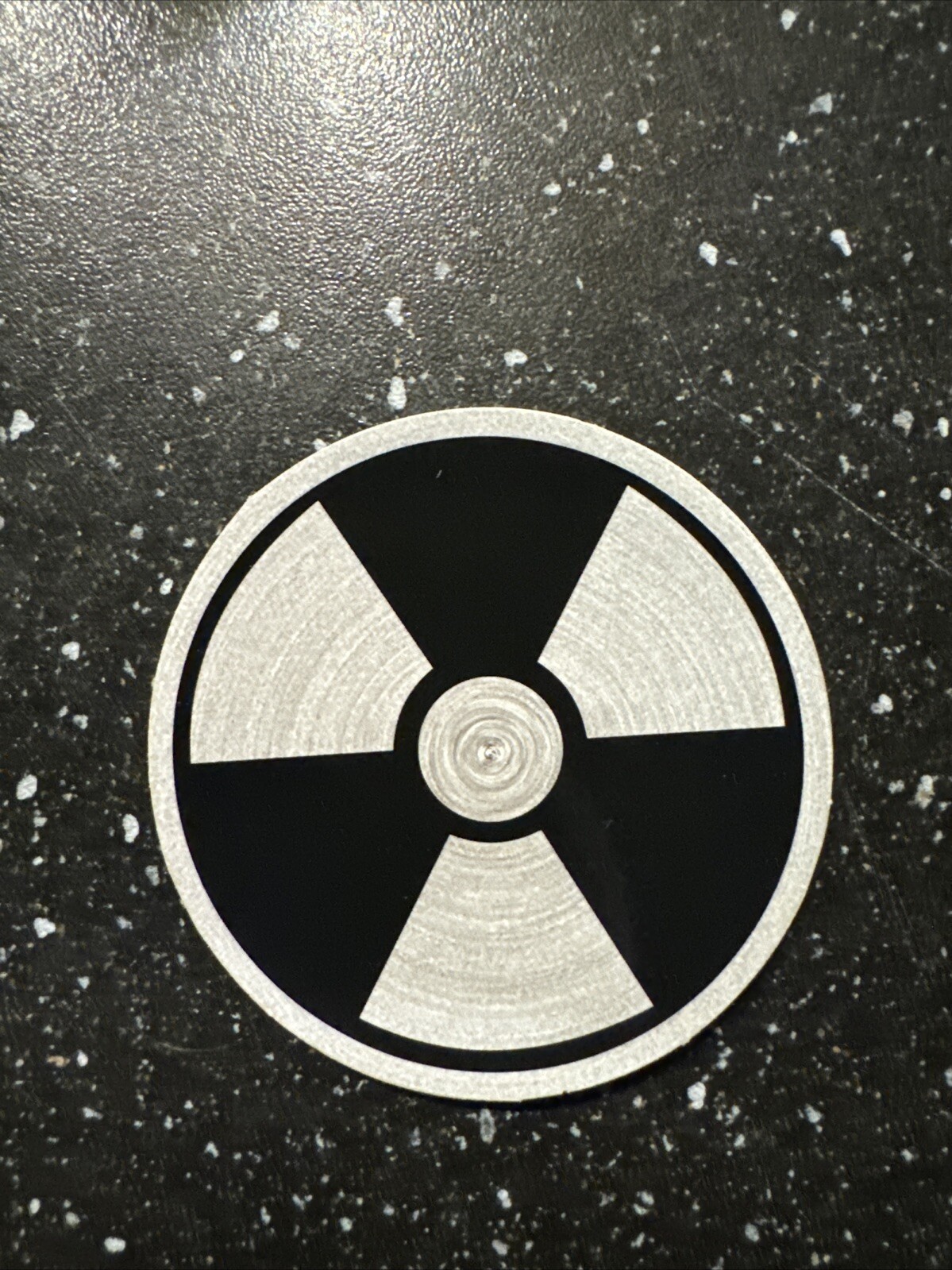 Black And White Radioactive Sticker | eBay