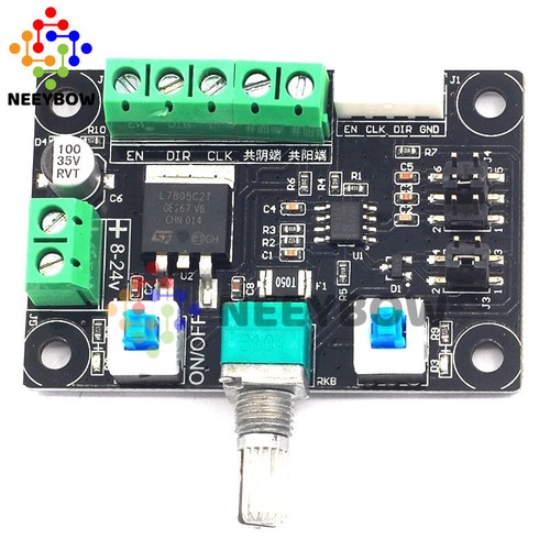12V 24V Stepper Motor Driver Controller PWM Pulse Signal Generator ...