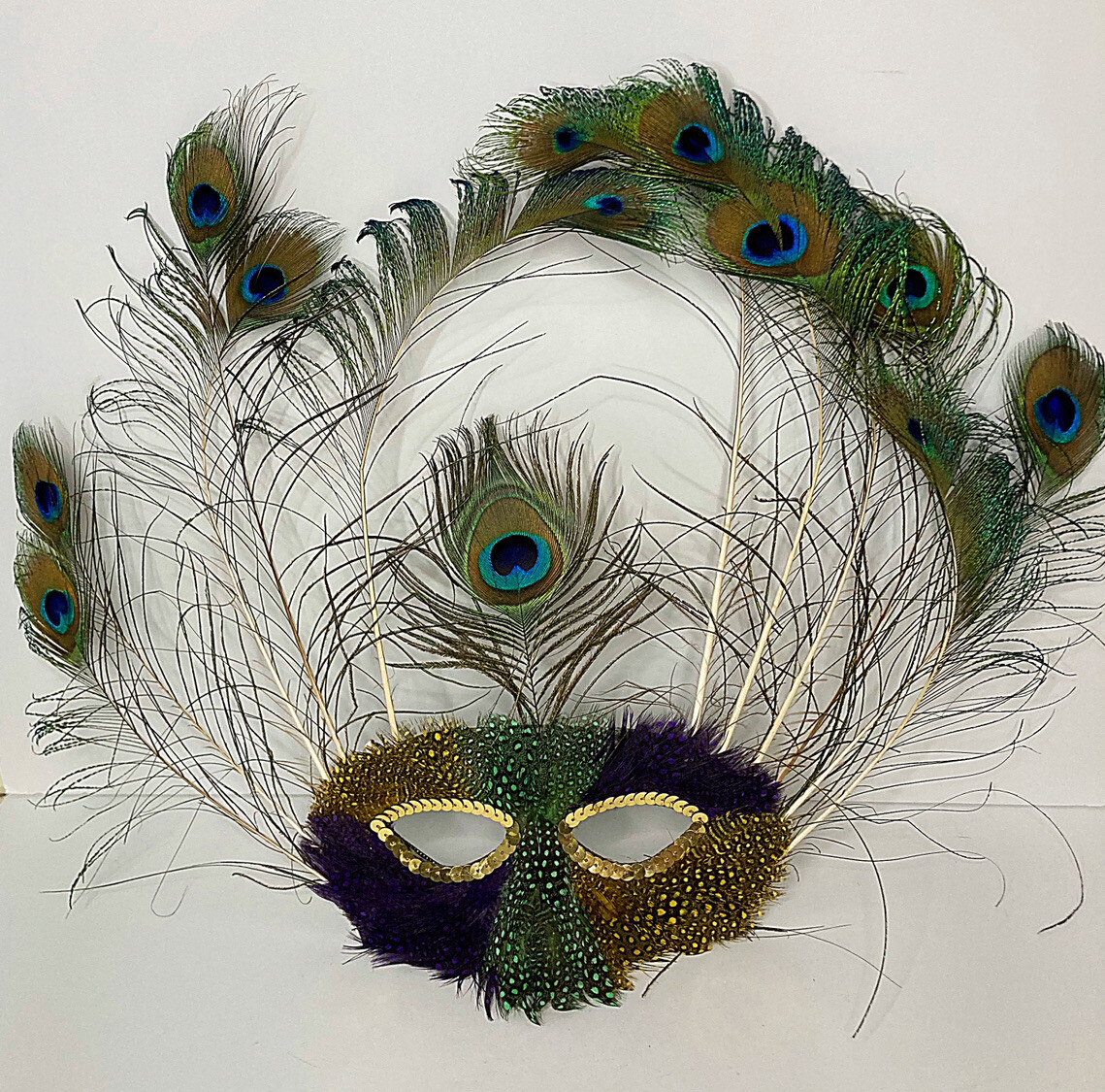 Peacock Feather Masquerade Party/ Ball / Mardi Gras M… - Gem