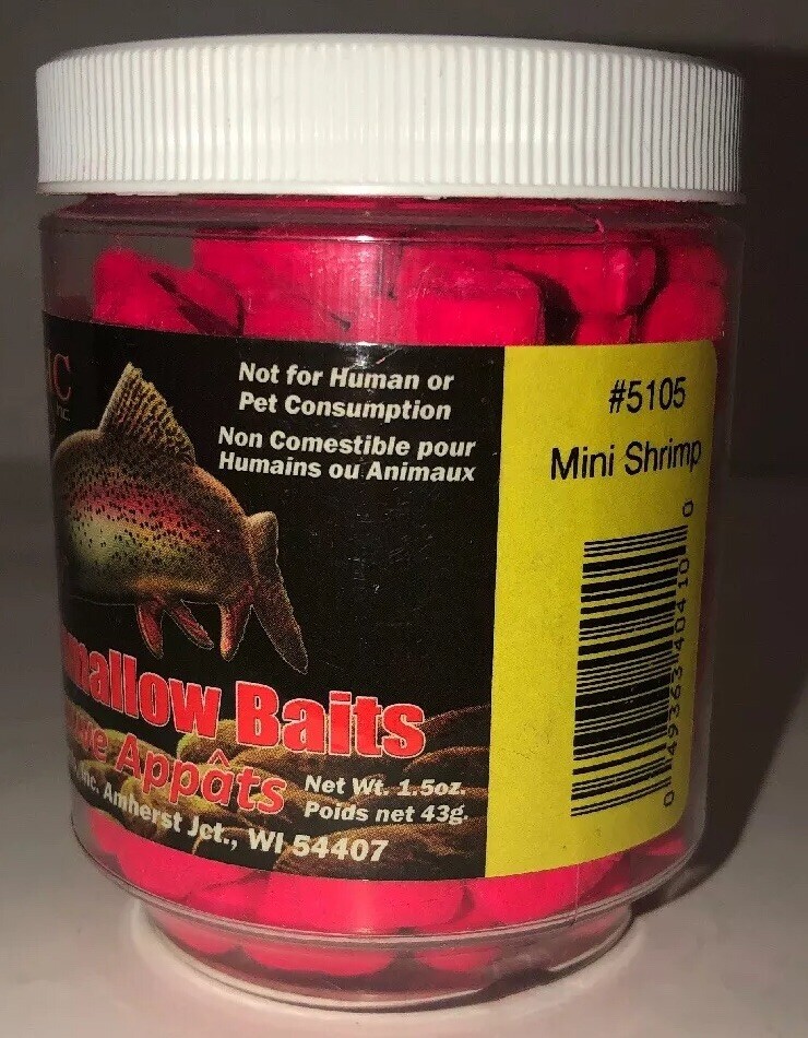 Magic Products Marshmallow Fishing Prepared Baits #5105 Mini Shrimp 1.5 ...