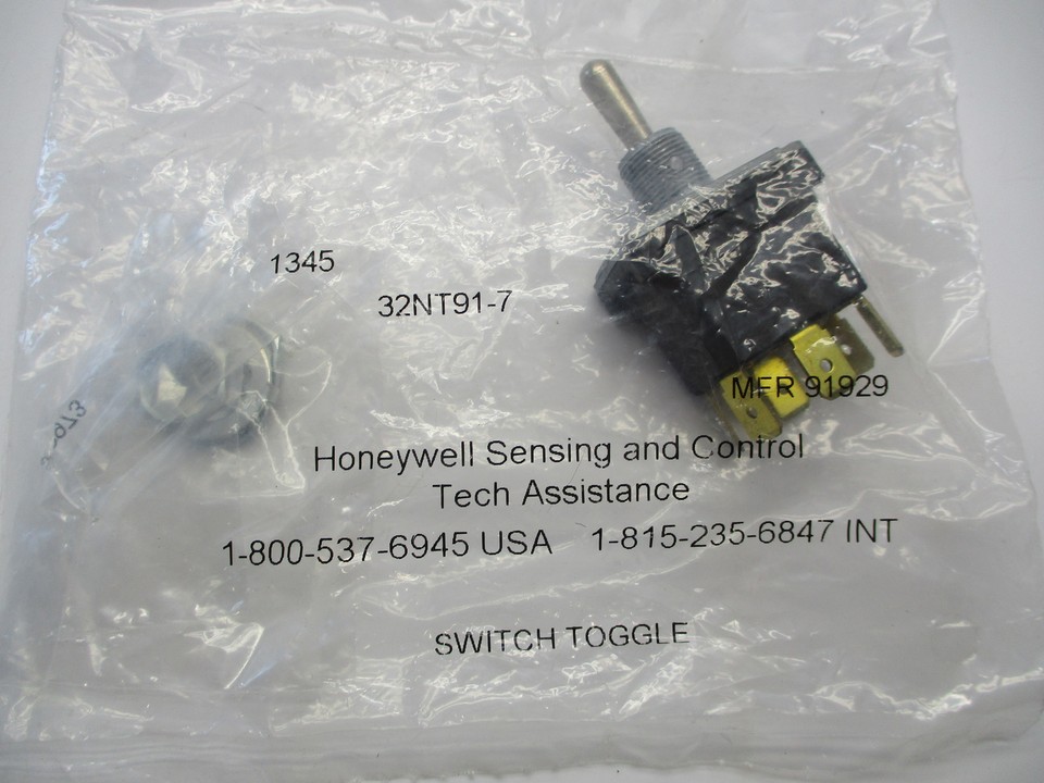HONEYWELL 32NT91-7 TOGGLE SWITCH NSMP | eBay