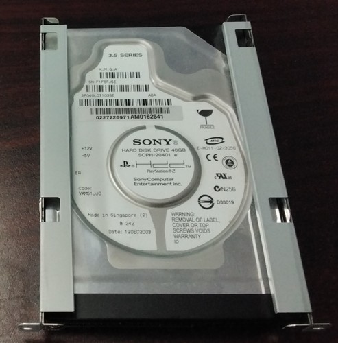 Sony PlayStation 2, PS2 40GB Hard Disk Drive 3.5 Series (SCPH-20401) | eBay