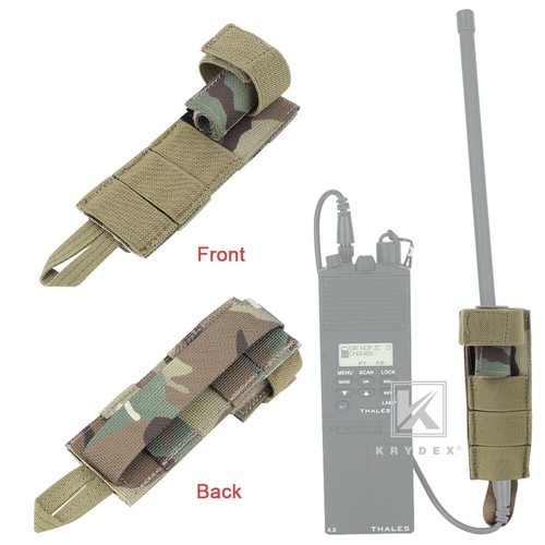 KRYDEX Radio Antenna Relocator Tactical Antenna Retention Pouch Tool ...