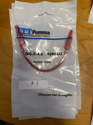 ITT Pomona patch cord MG-B-4-2 9340 LO | eBay