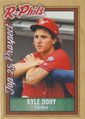 2019 Reading Fightin Phils Top 25 Prospect Kyle Dohy RC Rookie Phillies ...