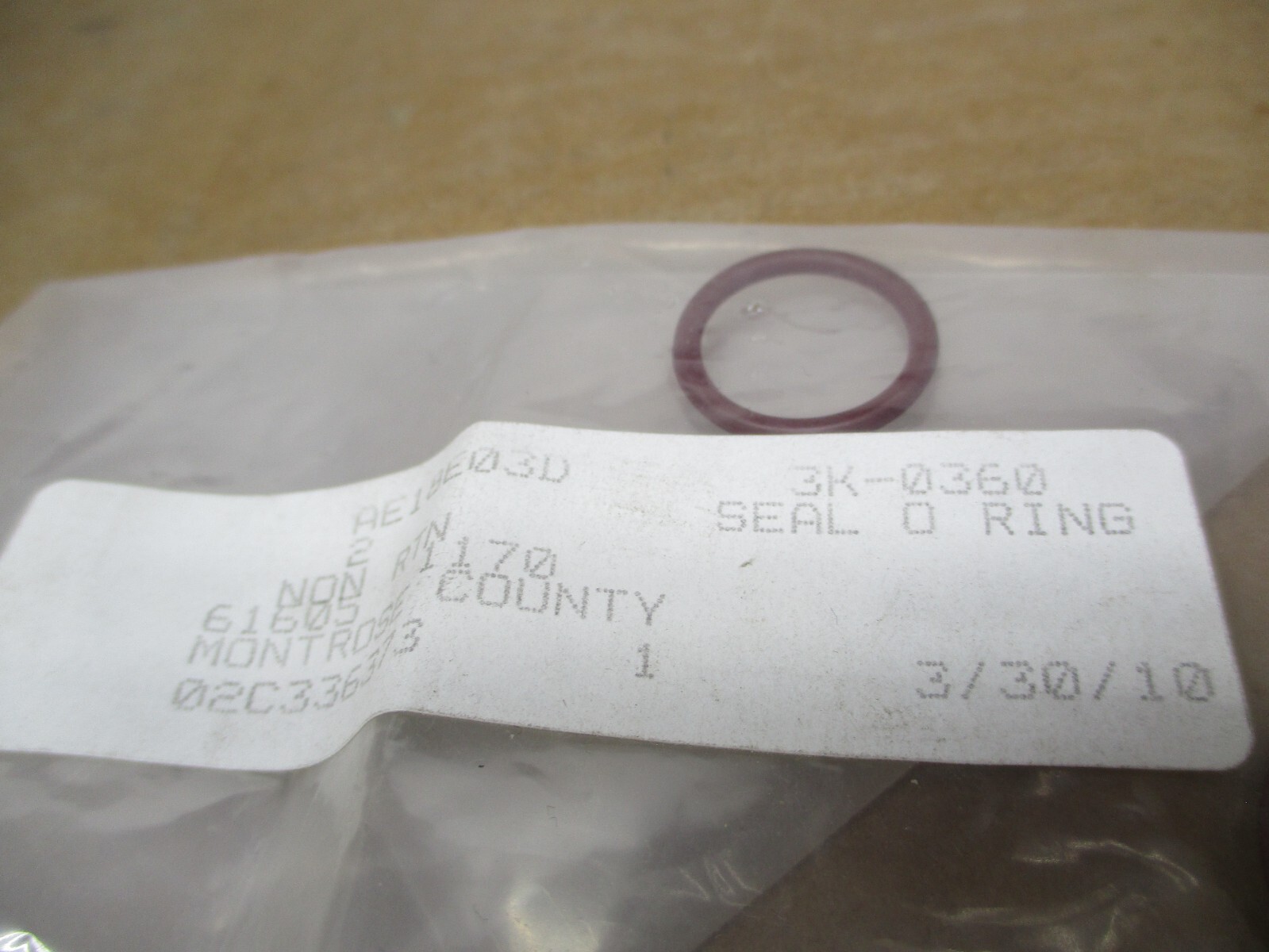 CATERPILLAR SEAL 3K0360 CAT 3K-0360 | eBay