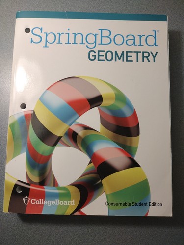 SPRINGBOARD GEOMETRY 2015 CONSUMABLE STUDENT EDITION By English ...