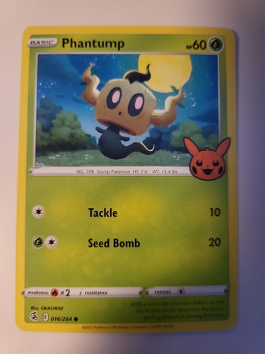 Pokémon TCG Halloween Trick Or Trade Phantump card | eBay