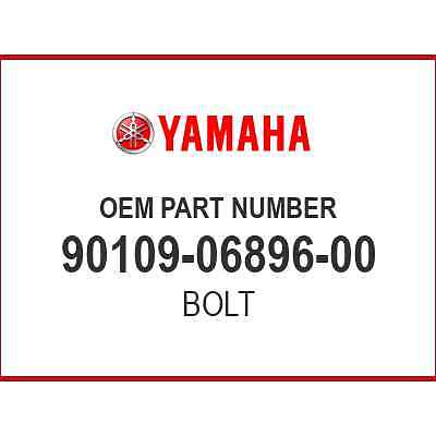Yamaha BOLT 90109-06896-00 OEM NEW | eBay