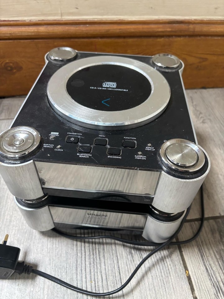 Hitachi AX-M84 Micro Hi-Fi System Bluetooth CD USB AUX FM (Unit Only ...