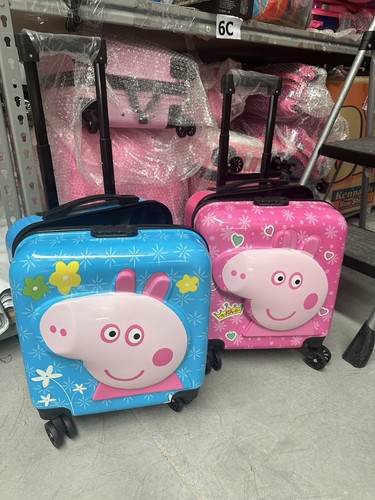 AU Peppa Pig 3D Carry On Hard Shell Suitcase Luggage Light Weight 18 ...