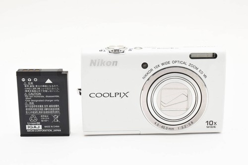 Nikon Coolpix S6200 Wi-Fi Compact Camera White Used Excellent Condition ...