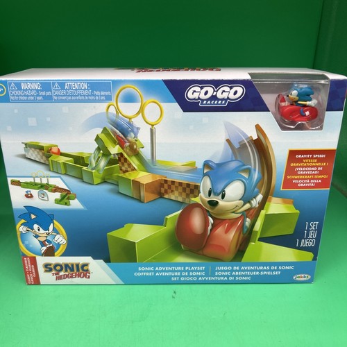 Sonic The Hedgehog Go-Go Racers Sonic Adventure Action Figure Playset ...