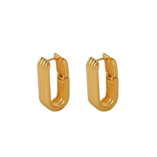 18K Gold Plated 925 Silver Post Earrings Tassel Dangle Geometry Stud ...