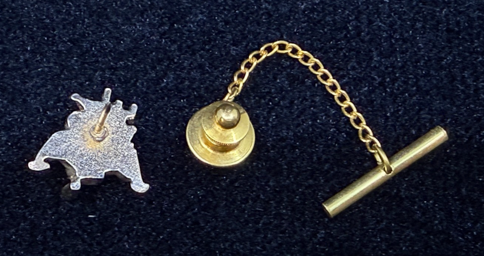 Vintage Apollo Lunar Landing Space Module Gold Tone Tie Pin Tack NASA ...