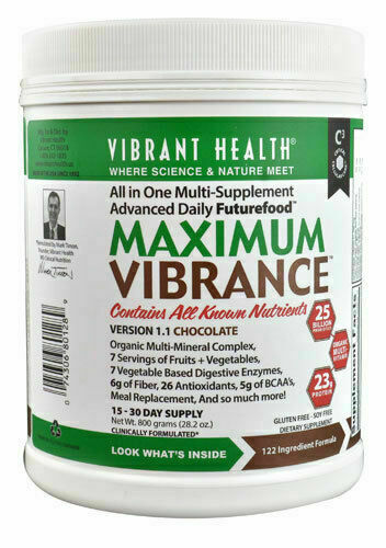 Vibrant Health Maximum Vibrance, Chocolate Chunk - 15 Servings for sale ...