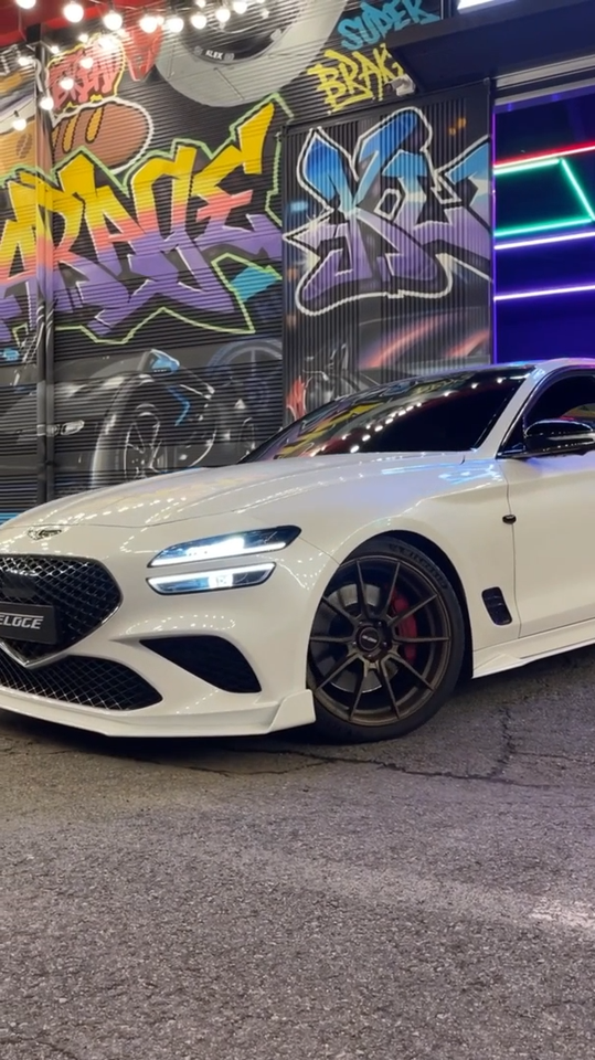 2022+ Genesis G70 3.3T 2.5T VELOCE Full Lip Kit (Front + Side + Rear ...