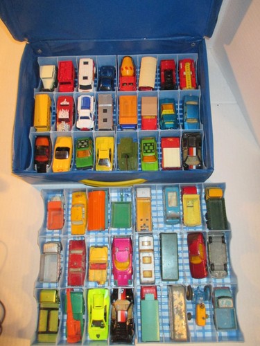 Vintage Lesney Matchbox lot of cars (48 total) from the 60's -90s w ...
