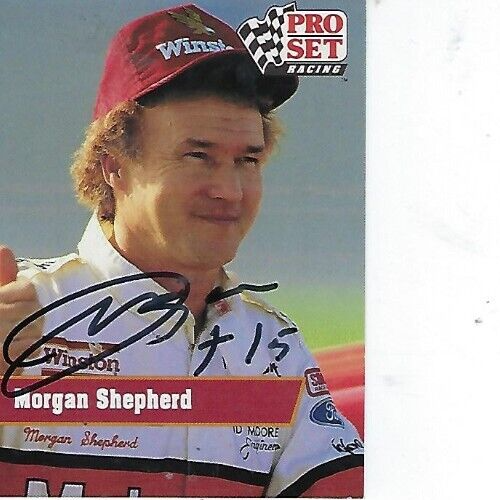MORGAN SHEPHERD SIGNED 1991 PRO SET RACING #40 - NASCAR | eBay