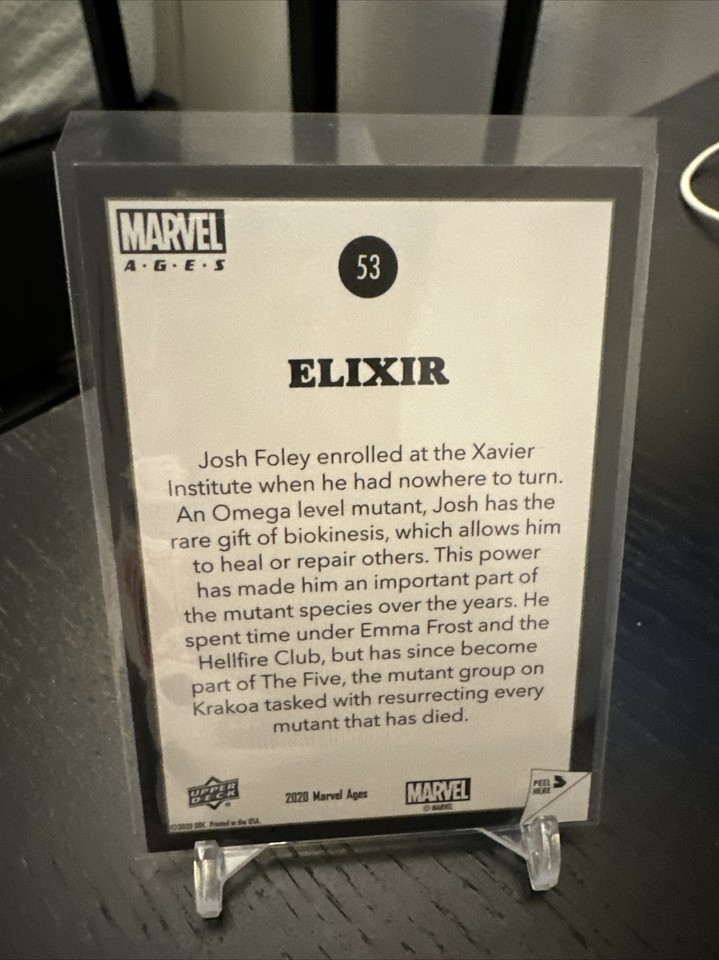 2020 Upper Deck Marvel Ages Premium Parallel Elixir #53 0v9l | eBay