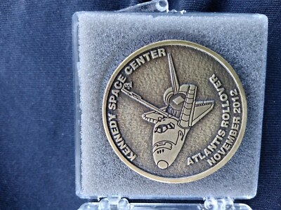 NASA KSC SPACE SHUTTLE ATLANTIS CELEBRATE THE JOURNEY ROLLOVER COIN ...