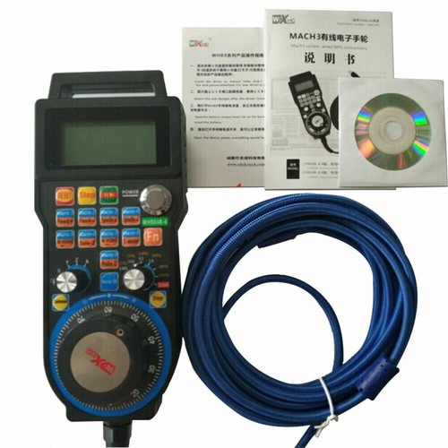CNC Mach3 Handwheel 4 Axis Wired USB MPG Controller Electronic Manual ...