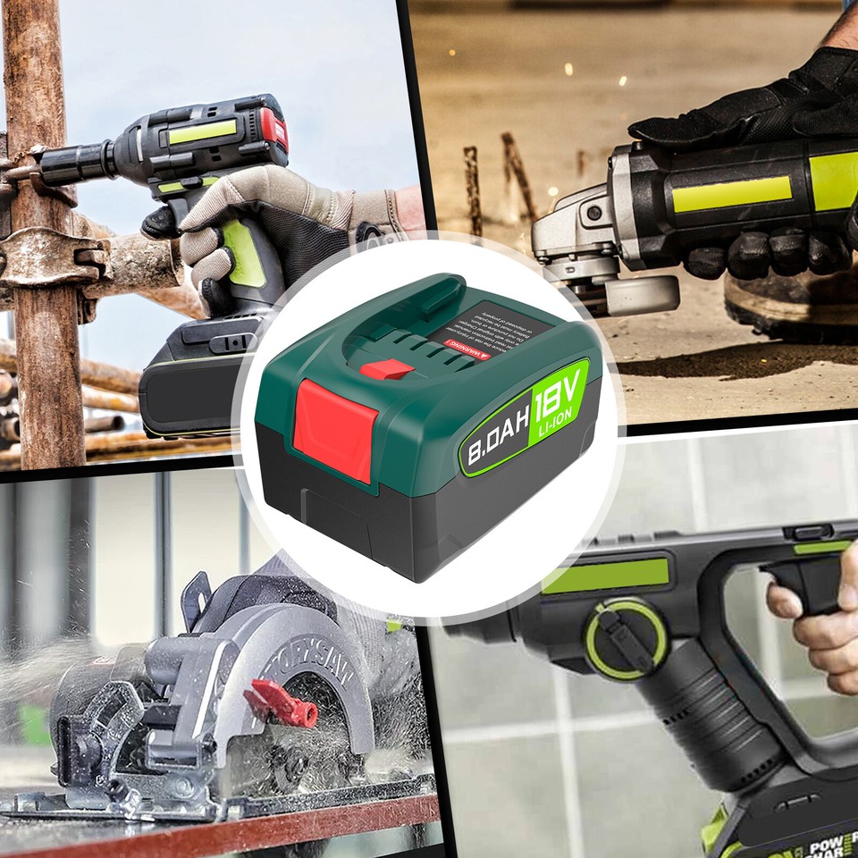 18V 8,0Ah Akku Für Bosch PBA Werkzeug Serie 3,5Ah 18Volt Ersatzakku for ...