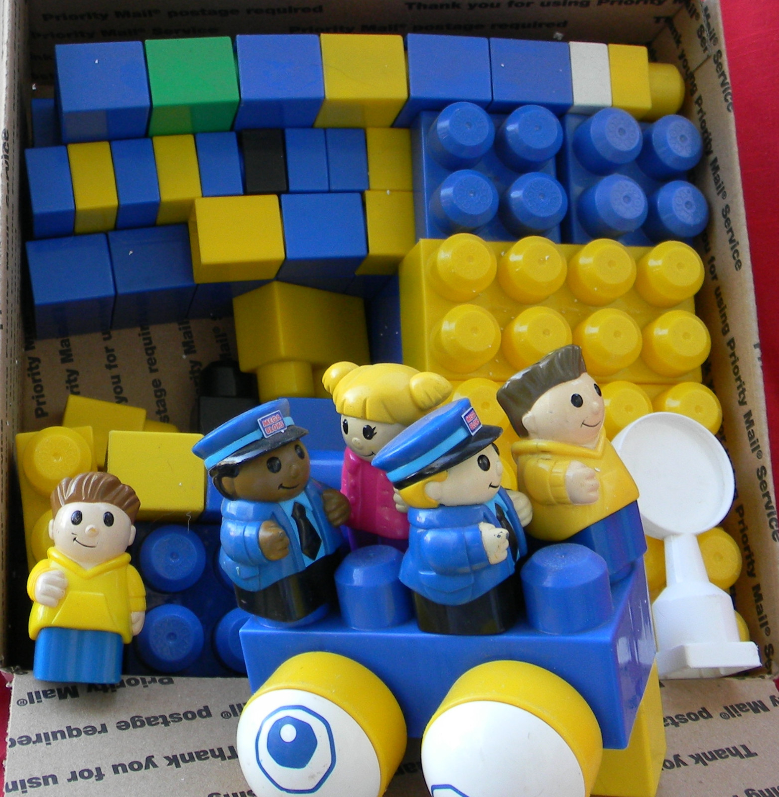 Lot Mega Bloks Blocks Police people 5 lbs 1 to 5 yr olds | eBay
