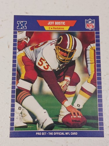 Jeff Bostic Washington Redskins 1989 Pro Set Card #422 | eBay