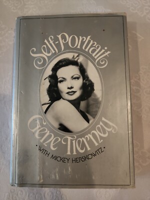 Self-Portrait, by Gene Tierney - 1979 - 1st Edition, Vintage Hardcover ...