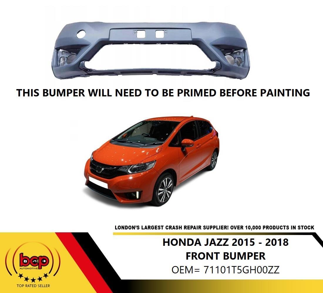 HONDA JAZZ FRONT BUMPER 2015 – 2017 NO PARKING SENSOR HOLES NOT PRIMED ...