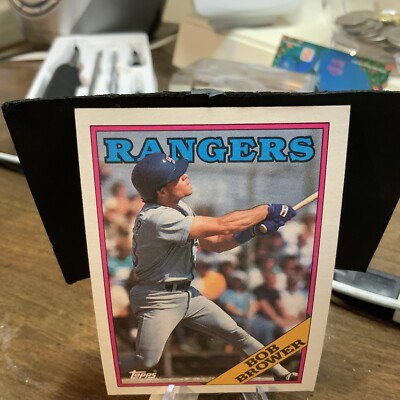 1988 Topps #252 Bob Brower Texas Rangers MLB Baseball Card | eBay