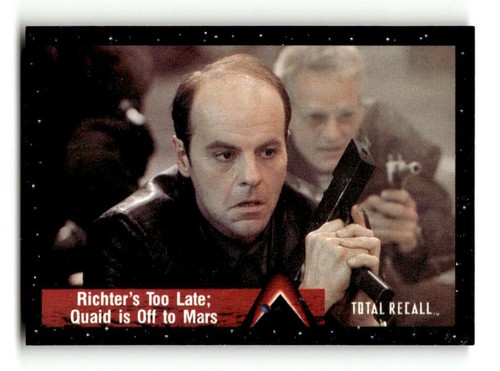 1990 Pacific Total Recall 39 Richter's Too Late; Quaid is Off to Mars ...