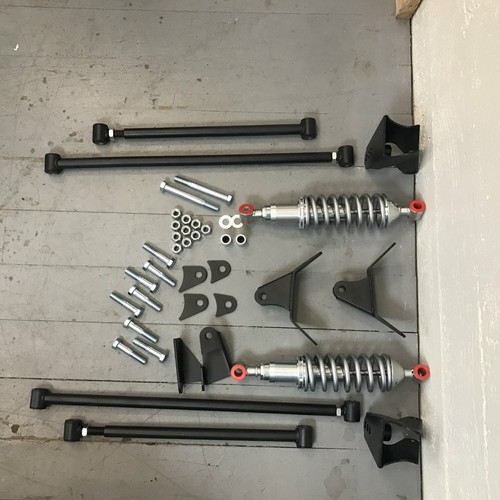 Triangulated Rear 4 link & Coilovers 29 1929 Model A Cabriolet Hot Rod ...