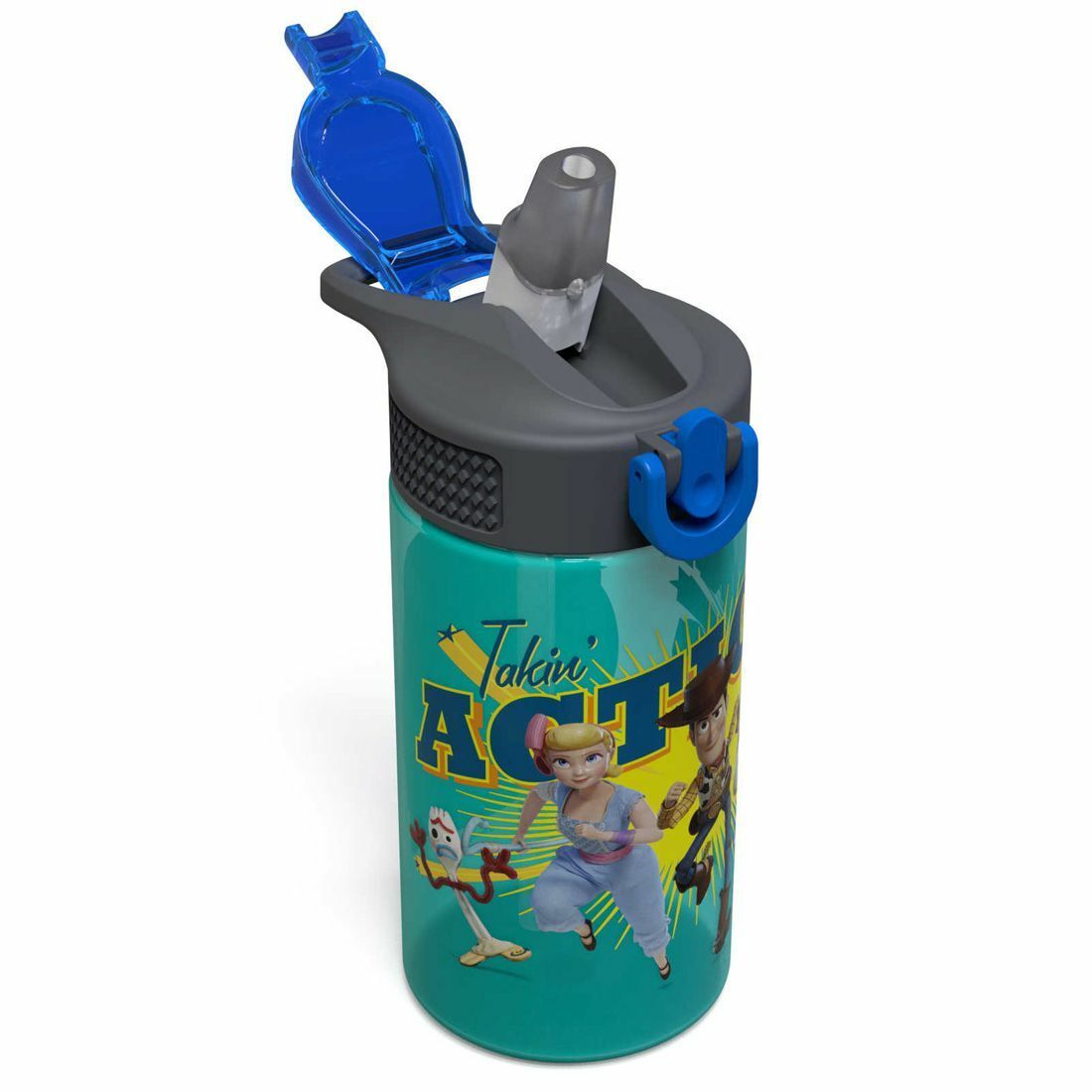 TOY STORY 4 BUZZ WOODY FORKY Zak!® No Leak BPA-Free Plastic 16 oz ...