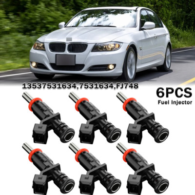 6X For BMW 325xi 325i 320i 325Ci 525i Fuel Injectors Replace ...