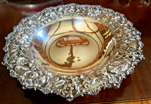 Gorgeous S. Kirk & Son, Sterling Silver Bowl in the "Repousse" Pattern ...