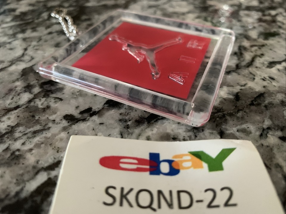 Nike Air Jordan Jumpman Shoe Hang Tag Keychain with Chain FREE SHIPPING ...