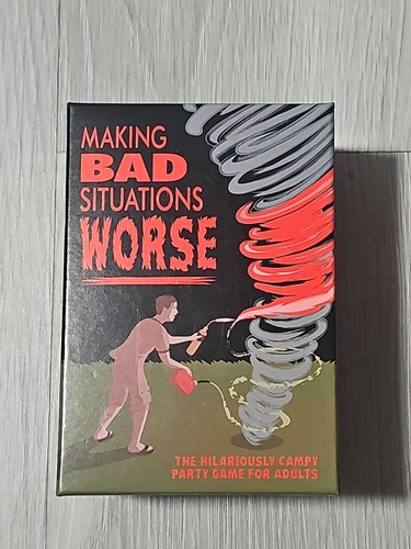 MAKING BAD SITUATIONS WORSE Adult party game multi player fun exciting ...