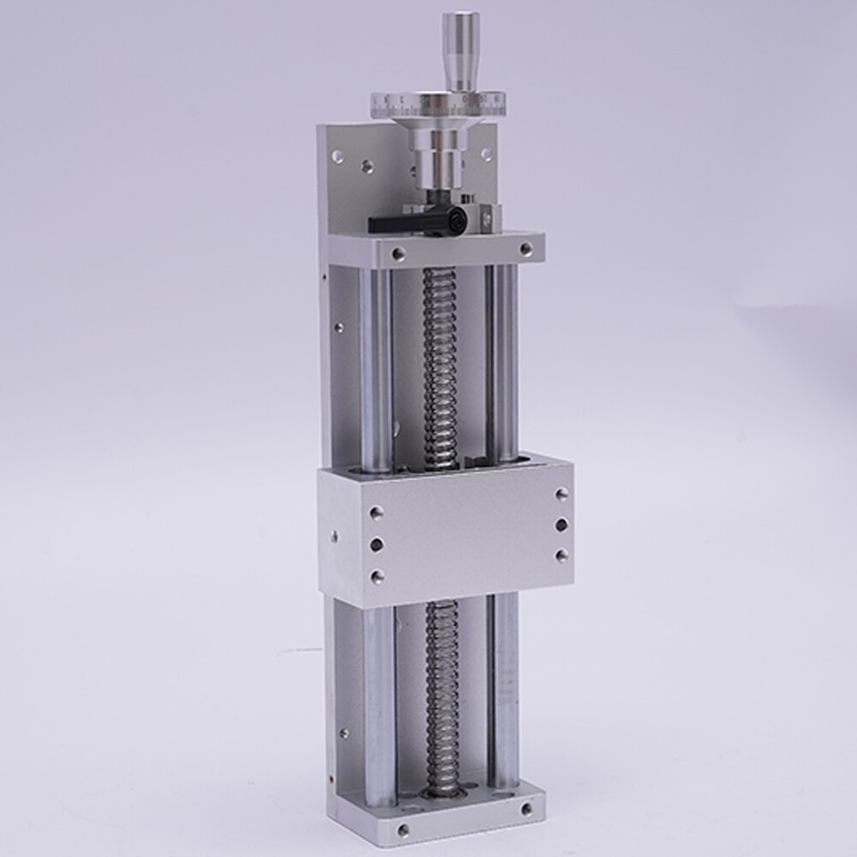 Manual Cross Sliding Table Ballscrew Linear Stage CNC+Handwheel 200 ...