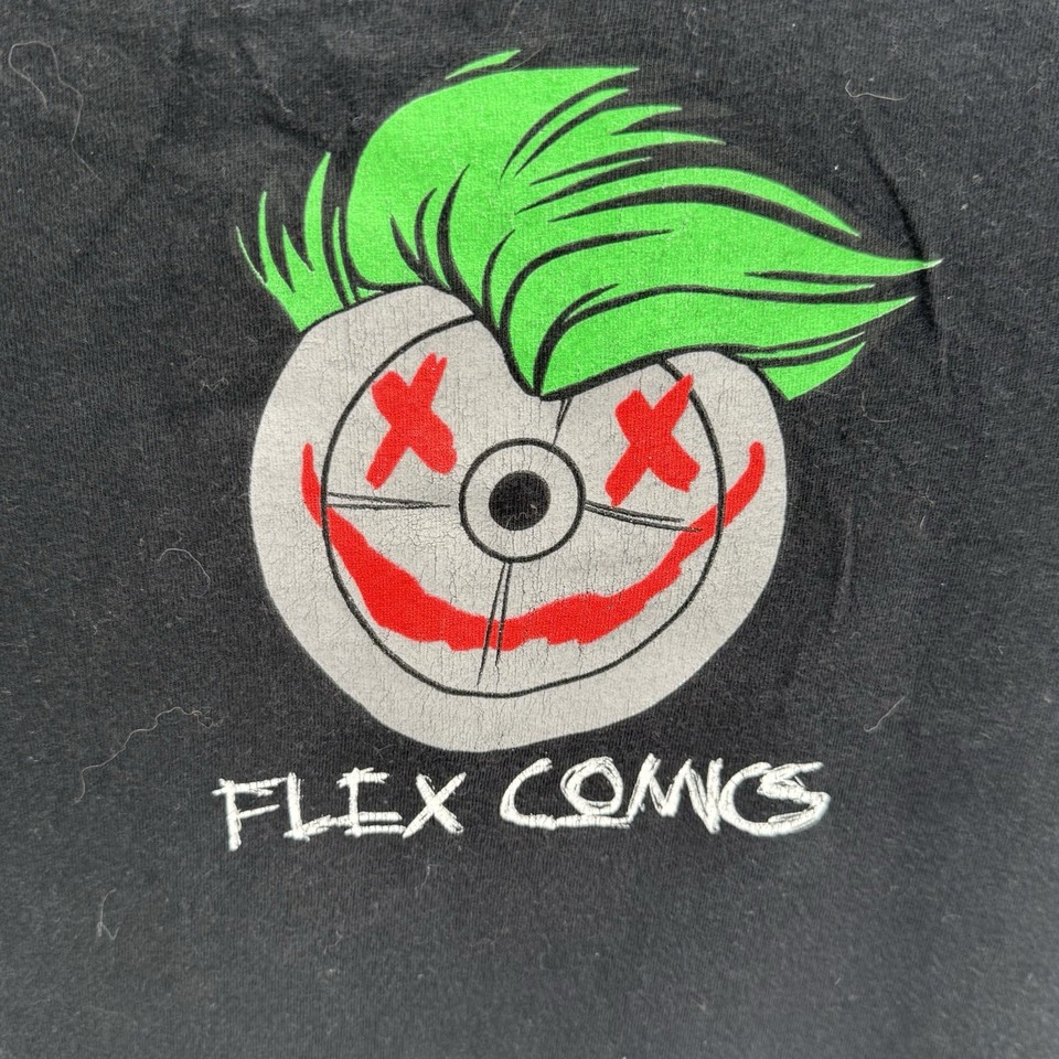 Flex Comics Graphic T Black Joker Fitness Makes Me Smile No Size Tag ...
